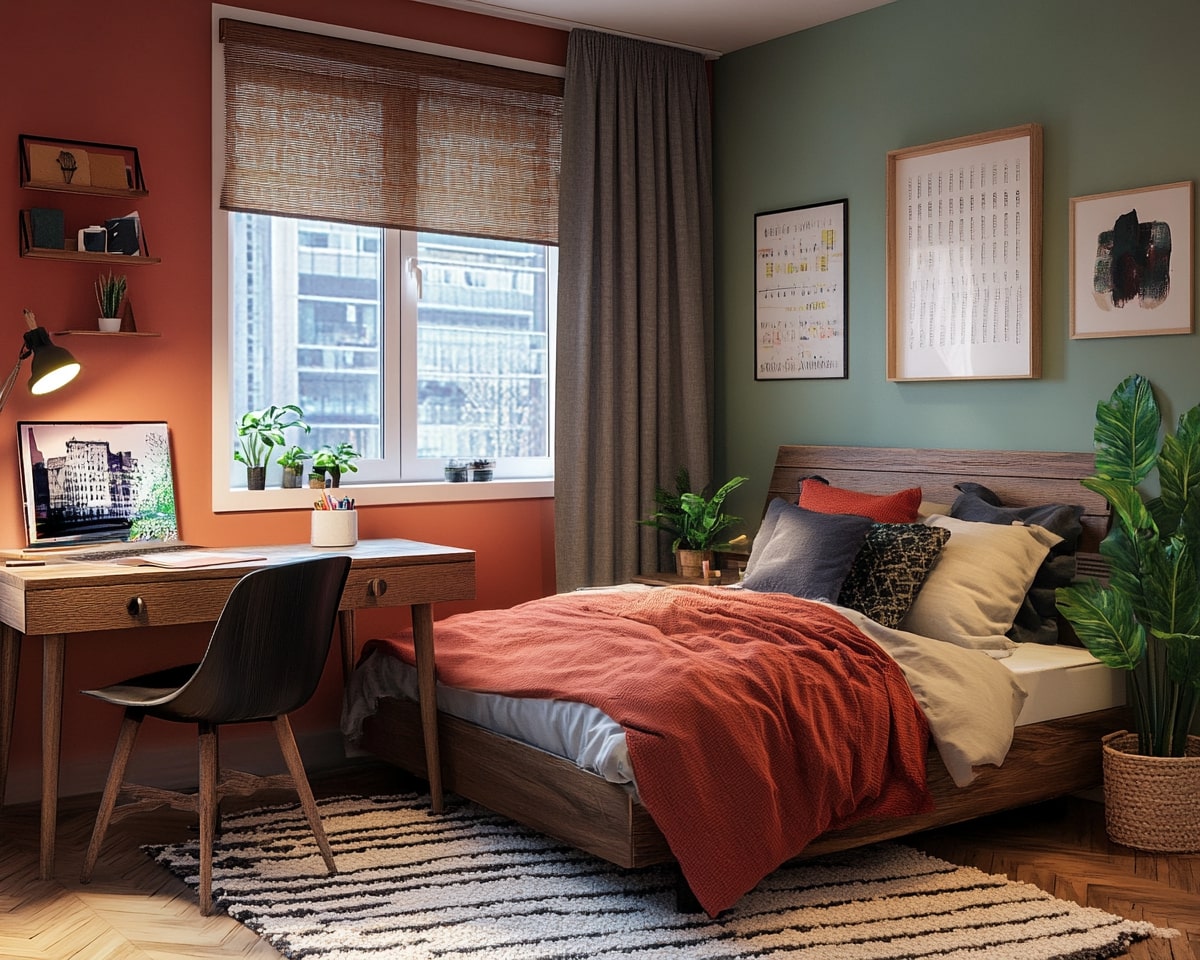 15+ Affordable Ideas To Decorate A Bedroom With Study Table