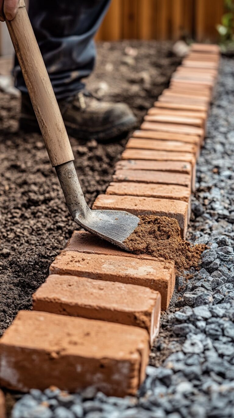 How To Lay Brick Border Garden Edging? [DIY Guide]